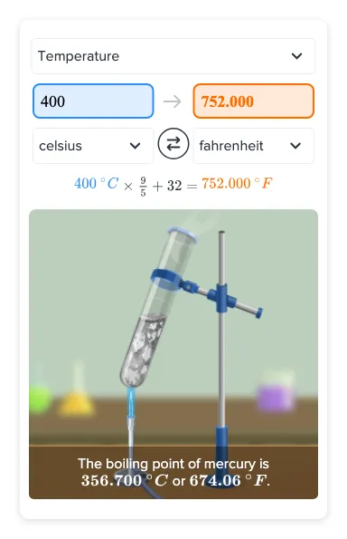Flexi answers - Convert 400 degrees Celsius to Fahrenheit | CK-12 ... Flexi answers - Convert 400 degrees Celsius to Fahrenheit | CK-12 ...