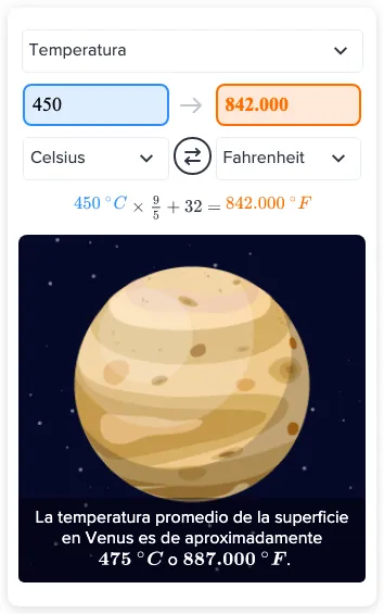 Respuestas de Flexi - ¿Qué son 450 grados Celsius en Fahrenheit? | CK ...