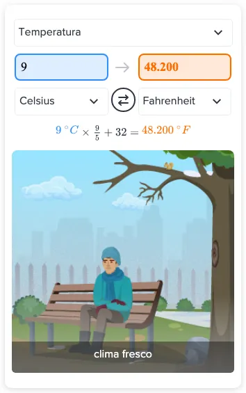 Respuestas de Flexi - Convertir 9 grados Celsius a Fahrenheit. | CK-12 ...