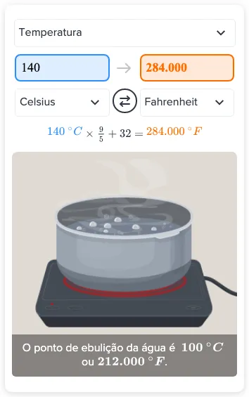 Como converter 140°C em °F? - etapas & exemplos | CK-12 Foundation