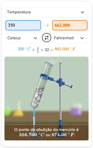 Converta 350 graus Celsius em Fahrenheit. - etapas & exemplos | CK-12 ...