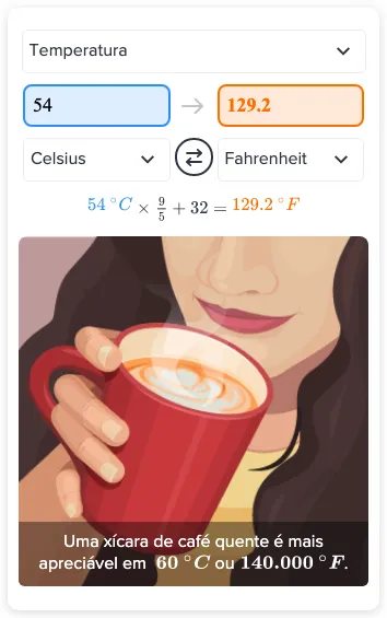 Converter 54 Celsius em Fahrenheit - etapas & exemplos | CK-12 Foundation