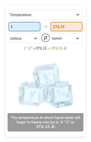 Flexi answers - How many Kelvin is 1 degree Celsius equal to? | CK-12 ...
