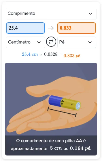 Respostas do Flexi - Quantos pés equivalem a 25.4 centímetros? | CK-12 ...
