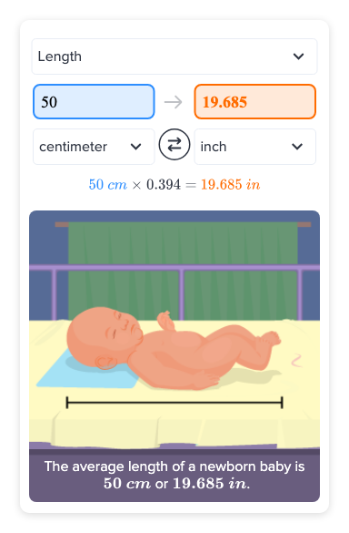 Flexi answers - How many inches and feet is 50 centimeters? | CK-12 ...