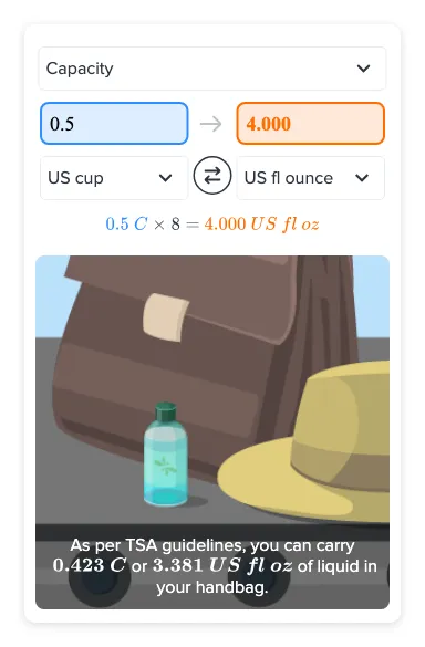 Flexi answers - How many fluid ounces is equal to 1/2 cup? | CK-12 ...