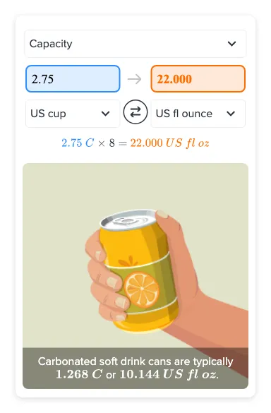 Flexi answers - What is the equivalent amount in fluid ounces for 2 3/4 ...