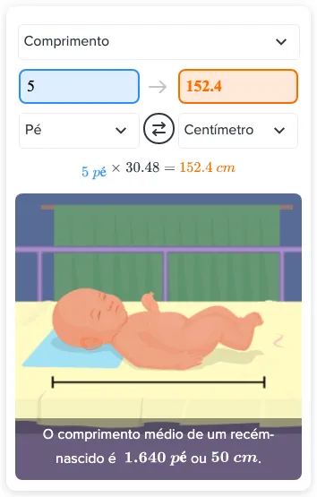 Respostas do Flexi - Qual é o comprimento de 5 pés em centímetros? | CK ...