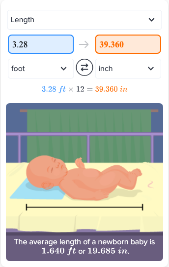 Flexi answers - What is the length of 3.28 feet in inches? | CK-12 ...