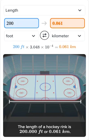 Flexi answers - How many kilometers are in 200 feet? | CK-12 Foundation