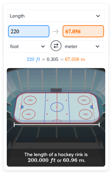Flexi answers - How many meters is 220 feet? | CK-12 Foundation