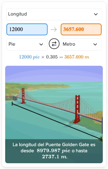 Convertir 12000 pies a metros. - Método & pasos | CK-12 Foundation