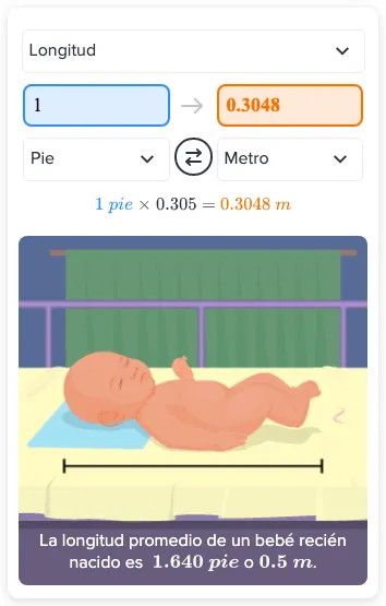 Convertir 1 pie a metros. - Método & pasos | CK-12 Foundation