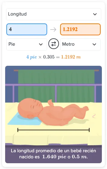 Convertir 4 pies a metros. - Método & pasos | CK-12 Foundation