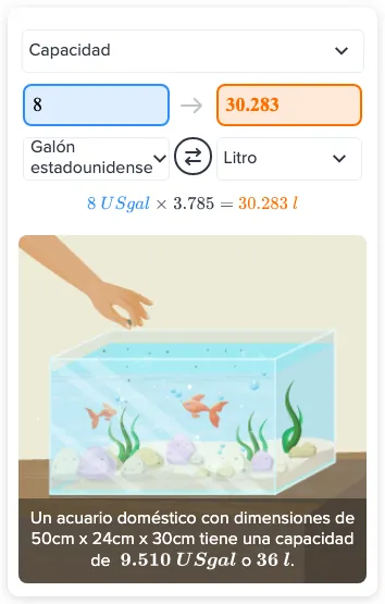Respuestas de Flexi - ¿Cuántos litros equivalen a 8 galones? | CK-12 ...