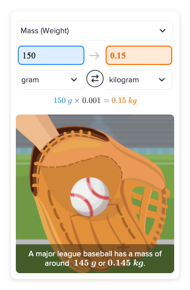 Flexi answers - How many kilograms are in 150 grams? | CK-12 Foundation