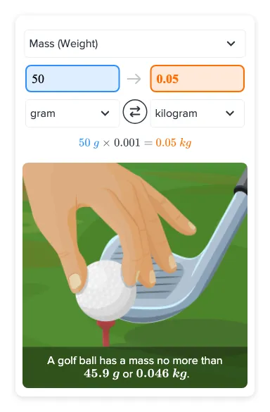 Flexi answers - How many kilograms are in 50 grams? | CK-12 Foundation