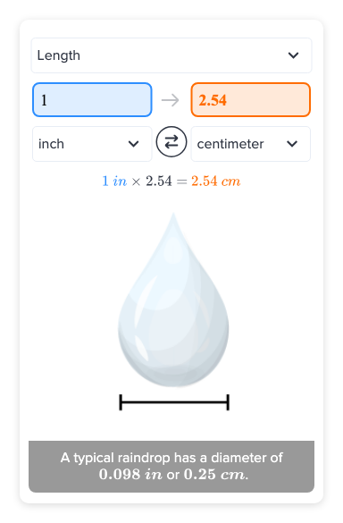 Flexi answers - How to convert 1 inch to cm? | CK-12 Foundation