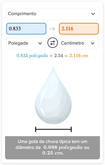 Como converter 5/6 polegadas em cm? - etapas & exemplos | CK-12 Foundation
