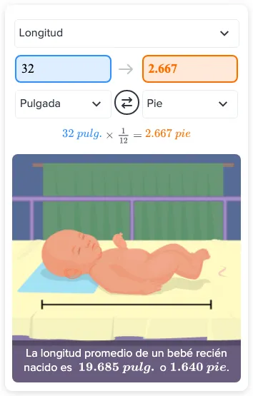 Respuestas de Flexi - ¿Cuál es el equivalente de 32 pulgadas en pies ...