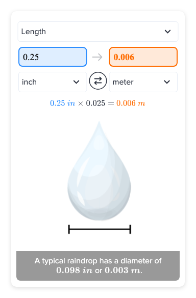 Flexi answers - What is the length of 1/4 inch in meters? | CK-12 ...
