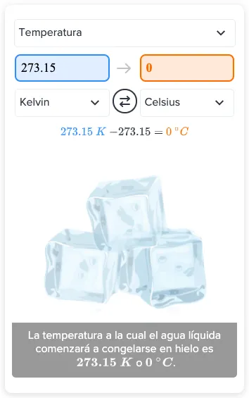 Respuestas de Flexi - ¿Cuántos grados Celsius son 273.15 Kelvin? | CK ...