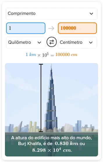 Respostas do Flexi - Quantos centímetros existem em 1 km? | CK-12 ...