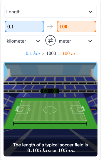 Flexi answers - How many meters are in 0.1 kilometers? | CK-12 Foundation