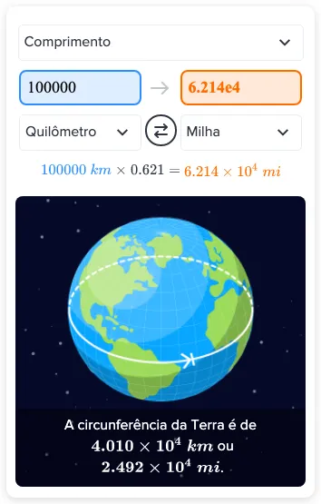 Respostas do Flexi - Quantas milhas existem em 100000 quilômetros? | CK ...