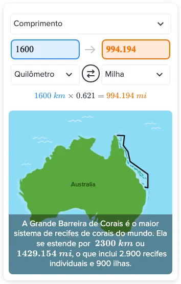 Respostas do Flexi - Quantas milhas equivalem a 1600 km? | CK-12 Foundation