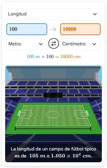 ¿Cuántos centímetros hay en 100 metros? - Método & pasos | CK-12 Foundation