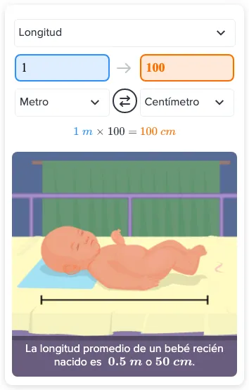 ¿Cuál es el equivalente de 1 metro en centímetros? - Método & pasos ...
