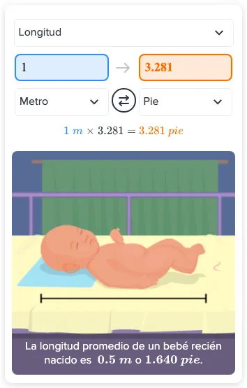 ¿Cuántos pies son 1 metro? - Método & pasos | CK-12 Foundation