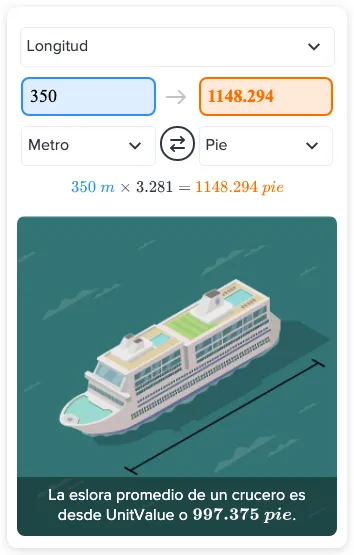Convertir 350 metros a pies. - Método & pasos | CK-12 Foundation