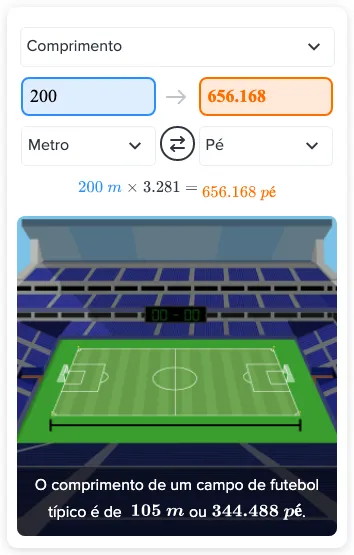 Qual é o comprimento de 200 metros em pés? - etapas & exemplos | CK-12 ...
