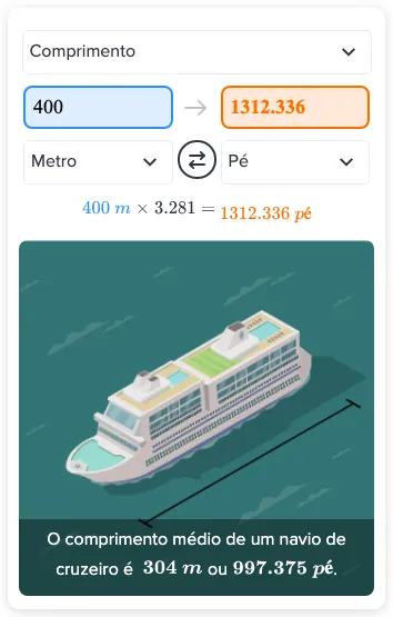 Qual é o comprimento de 400 metros em pés? - etapas & exemplos | CK-12 ...
