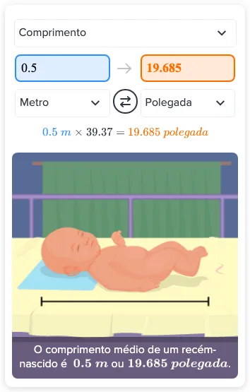Quantas polegadas equivalem a 0.5 metros? - etapas & exemplos | CK-12 ...