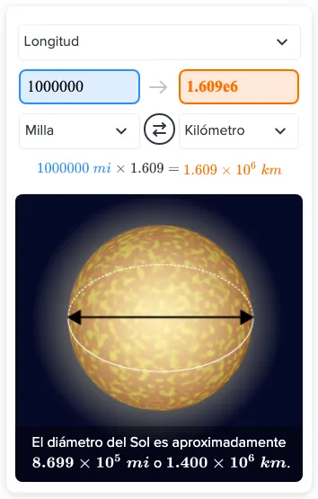 Respuestas de Flexi - ¿Cuántos kilómetros son 1 millón de millas? | CK ...