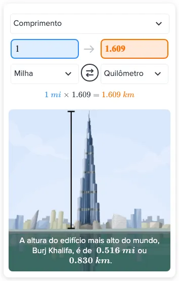 Respostas do Flexi - Quanto equivale a 1 milha em quilômetros? | CK-12 ...