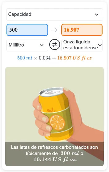 Respuestas de Flexi - ¿Cuál es el volumen de 500 mililitros en onzas ...