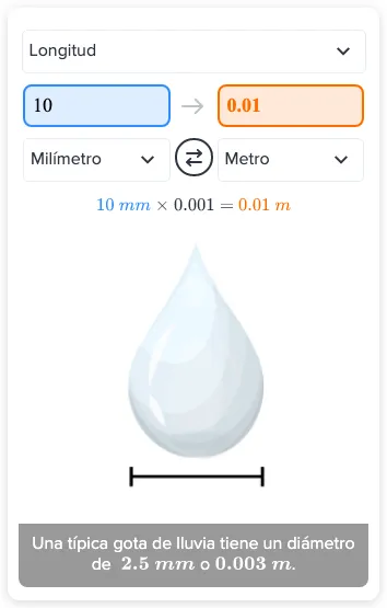 Respuestas de Flexi - Convertir 10 milímetros a metros. | CK-12 Foundation