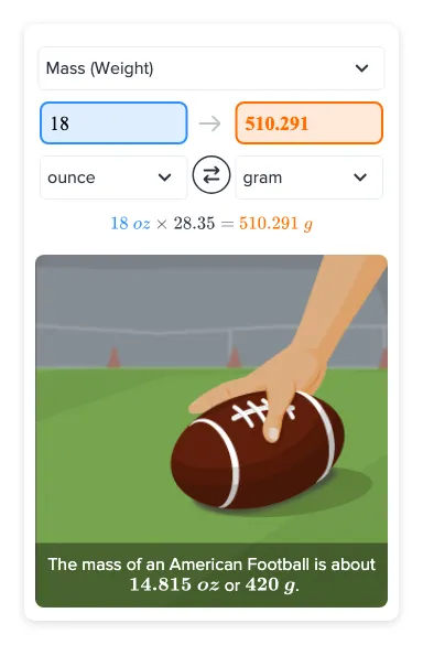 Flexi answers - What is the weight of 18 ounces in grams? | CK-12 ...