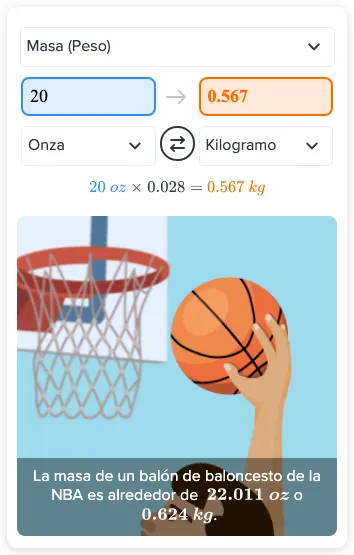 Respuestas de Flexi - ¿Cuántos kilogramos son 20 onzas? | CK-12 Foundation