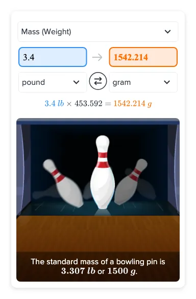 Flexi answers - How many grams are in 3.4 pounds? | CK-12 Foundation