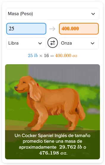 Respuestas de Flexi - ¿Cuántas onzas son 25 libras? | CK-12 Foundation