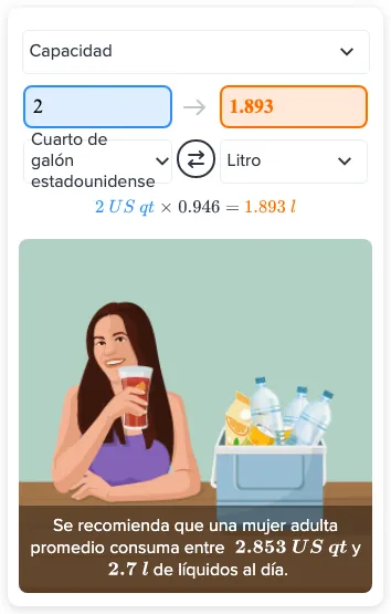 Respuestas de Flexi - ¿Cuál es el equivalente de 2 cuartos en litros ...